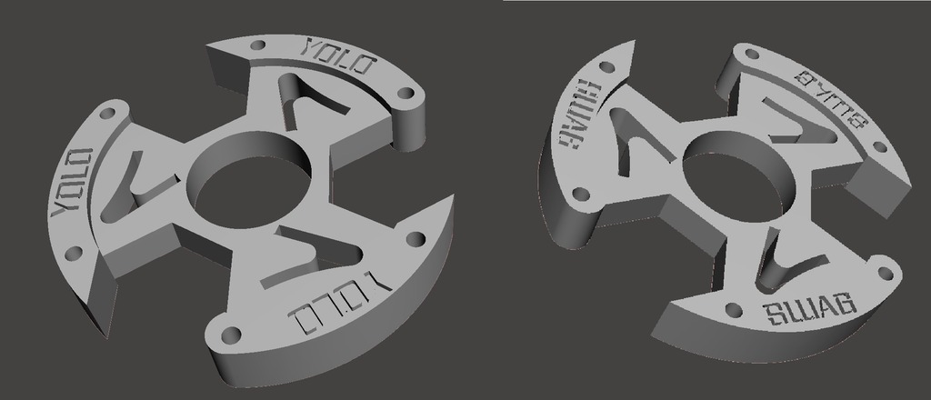 Fidget Spinner Tri Nuts by FUSIONPAUSE | Download free STL model ...