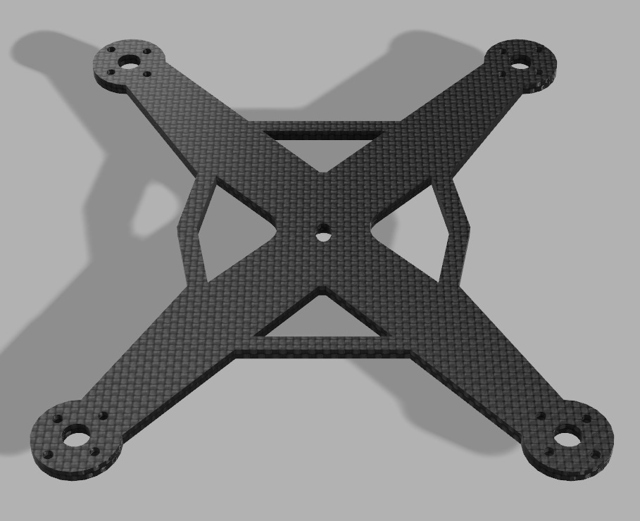 Easy Frame drone 210 by FUSIONPAUSE | Download free STL model ...