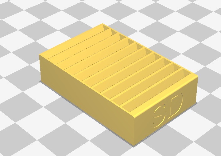 SD Card box by FUSIONPAUSE | Download free STL model | Printables.com