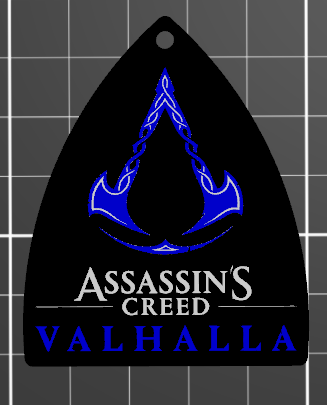 Assassin's Creed Valhalla Keychains by der_Samu3l | Download free STL model | Printables.com
