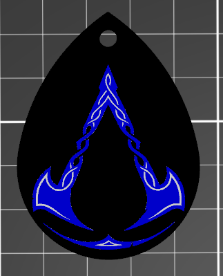 Assassin's Creed Valhalla Keychains by der_Samu3l | Download free STL model | Printables.com