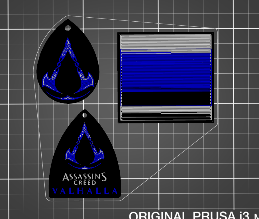 Assassin's Creed Valhalla Keychains by der_Samu3l | Download free STL model | Printables.com