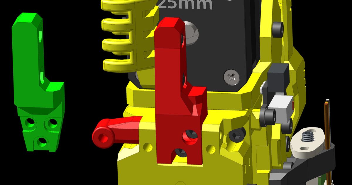 Strengthened Cable support, EVA3 with 5015 fan parallel to back plate ...