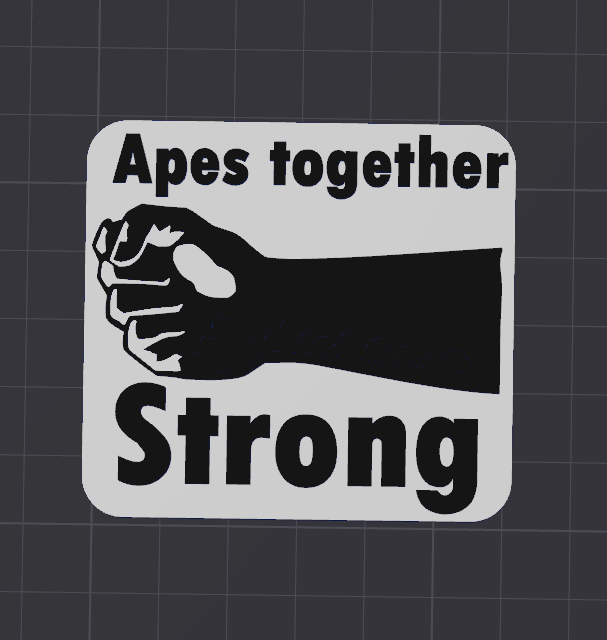 Apes together strong by der_Samu3l | Download free STL model ...