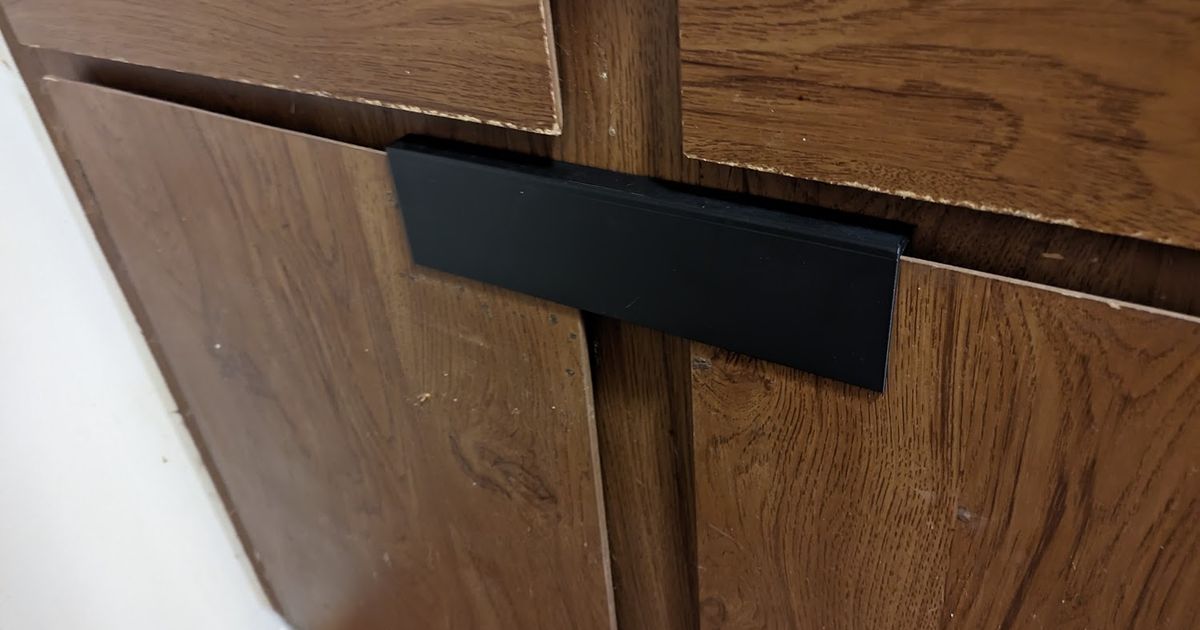 Cabinet Door Cat Lock by Dodecadaemon | Download free STL model ...