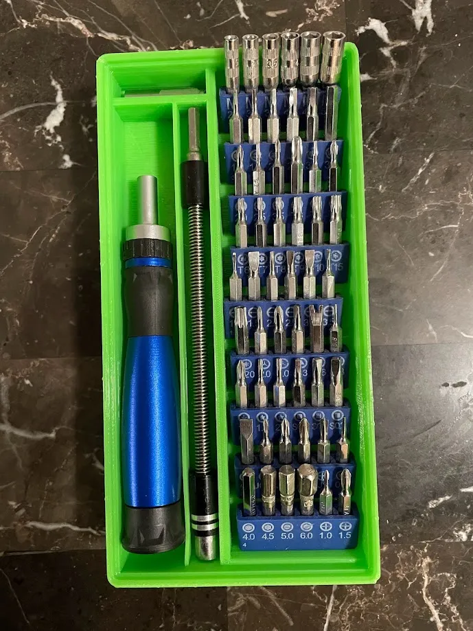 Oria Screwdriver Kit Holder Gridfinity by Gryphonite | Download free ...