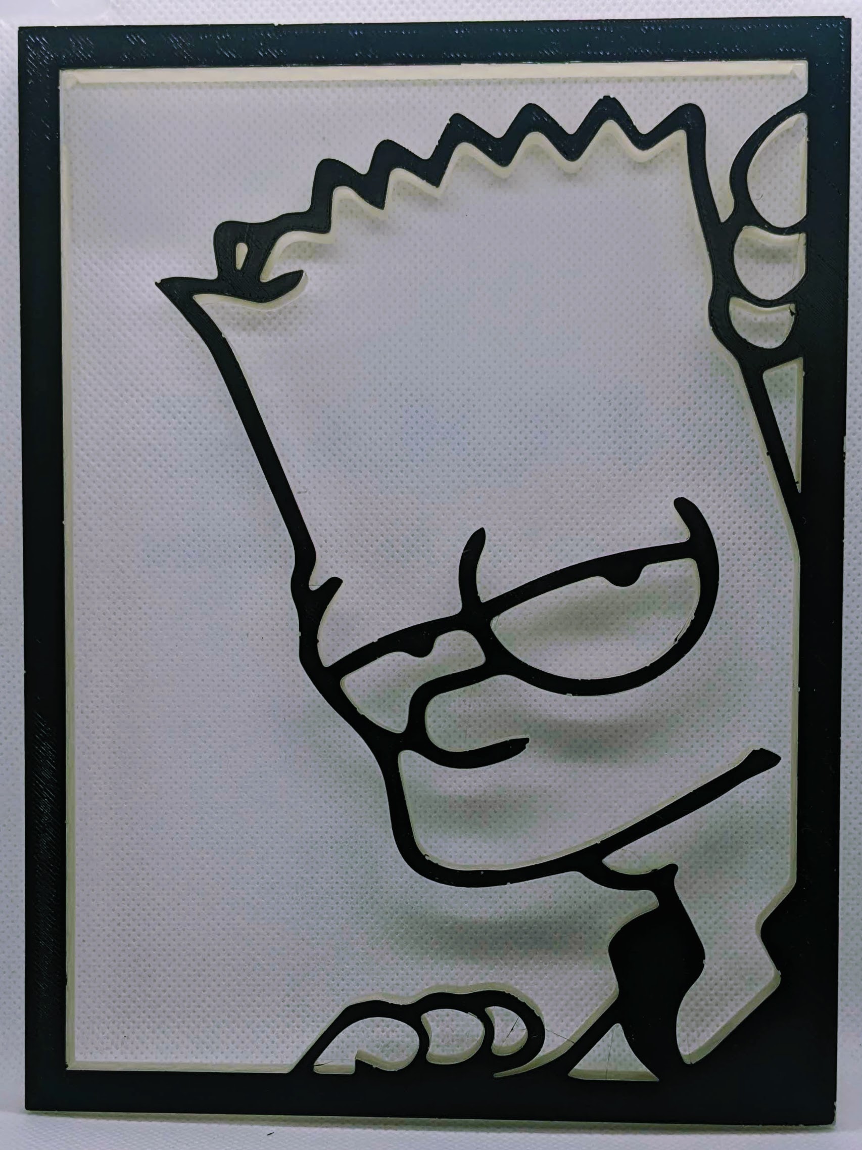Bart Simpson - Wall Art by DDDprince | Download free STL model ...