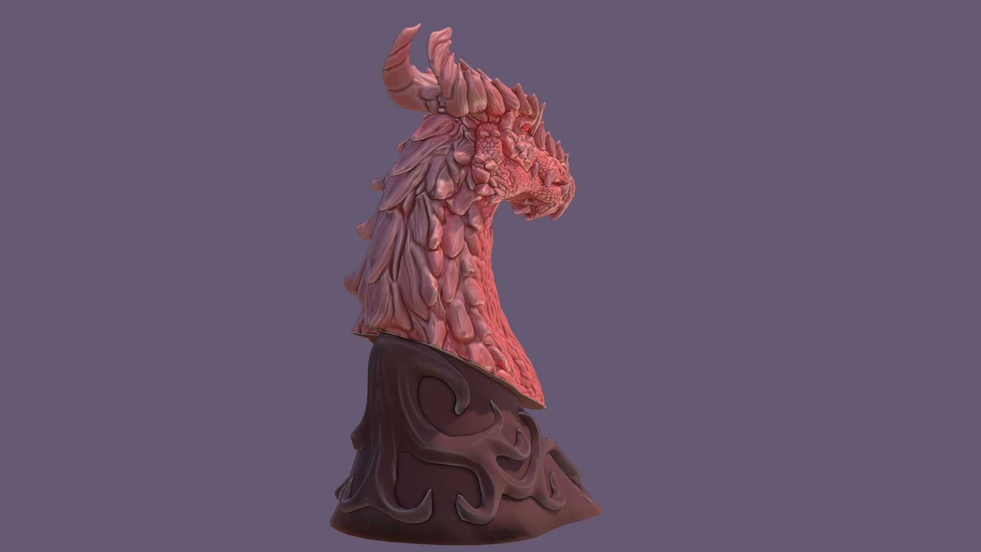 Galendrea the Fire Dragon by Draft Horse | Download free STL model ...