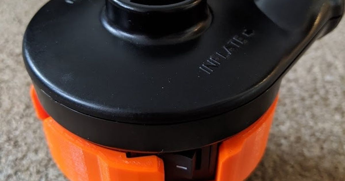 Switch guard for portable inflating pump by TK_bit_twiddler | Download ...