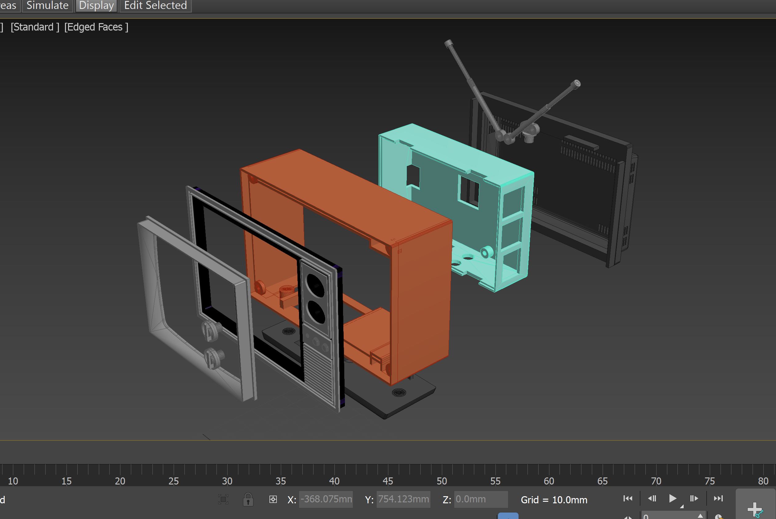 Retro TV Raspberry Pi case by fantasticmrdavid | Download free STL model | Printables.com