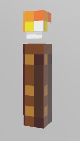 Minecraft torch lamp par ReProps | Téléchargez gratuitement un modèle ...