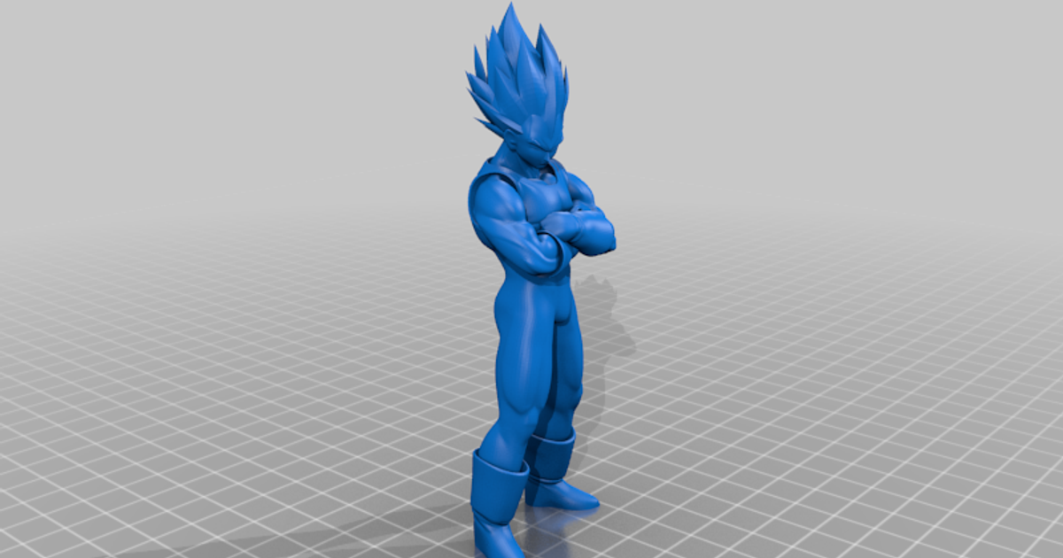 vegeta by 01fabri01 | Download free STL model | Printables.com