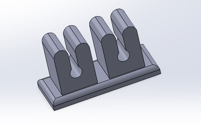 2 Cable Holder by JA Tandoc | Download free STL model | Printables.com