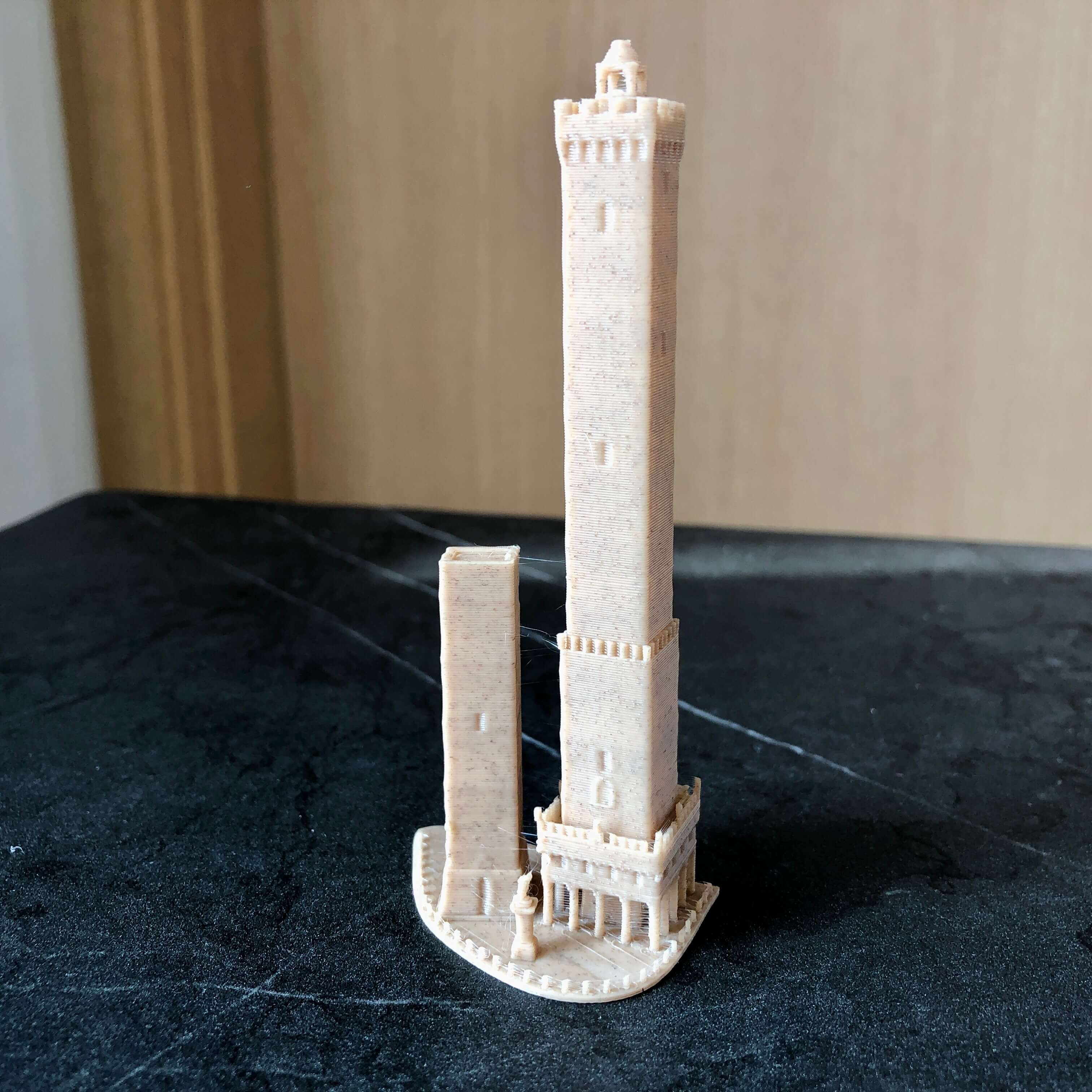 Two Towers of Bologna - Italy by MiniWorld3D | Download free STL model ...