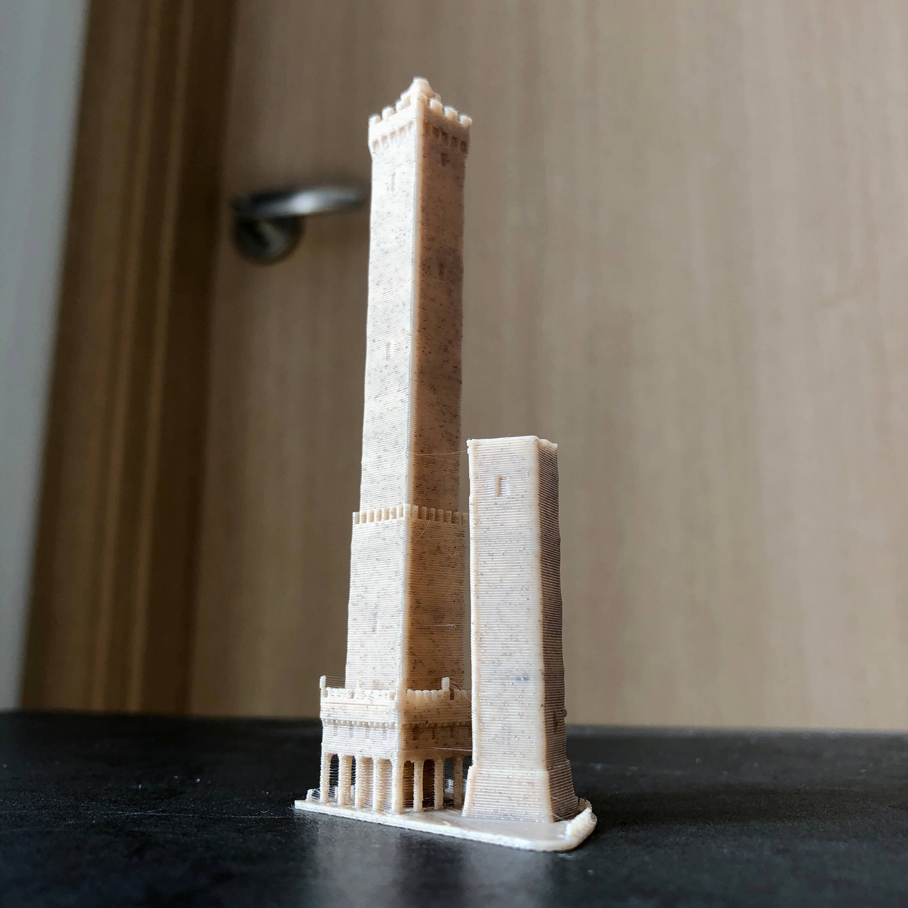 Two Towers of Bologna - Italy by MiniWorld3D | Download free STL model ...