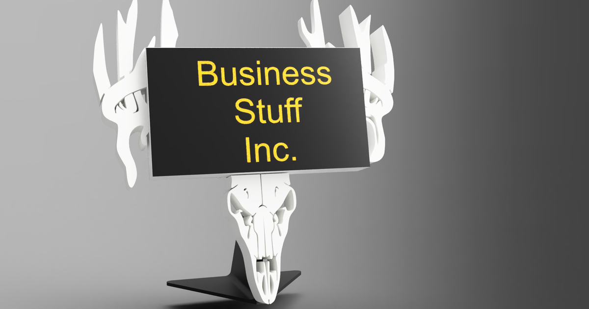 Bucking Business stuff Business card holder by Jeremy311 | Download ...