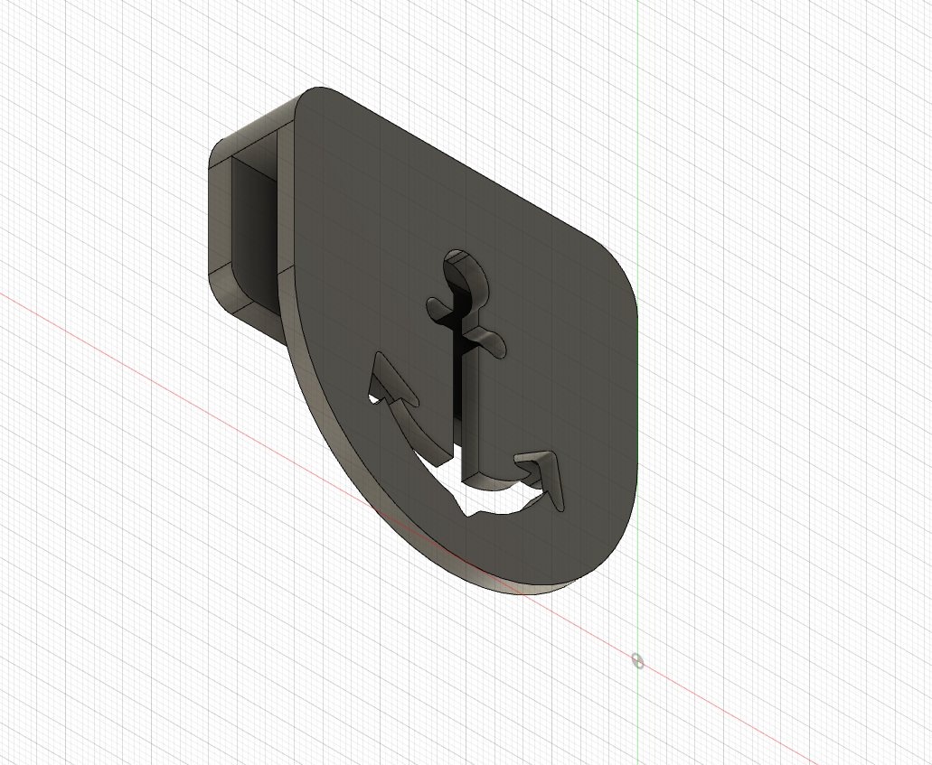 Anchor Glowing Badge By Heleplanchiste Download Free Stl Model 