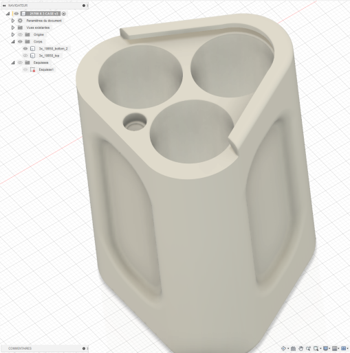 Case 21700 x3 by Manu | Download free STL model | Printables.com