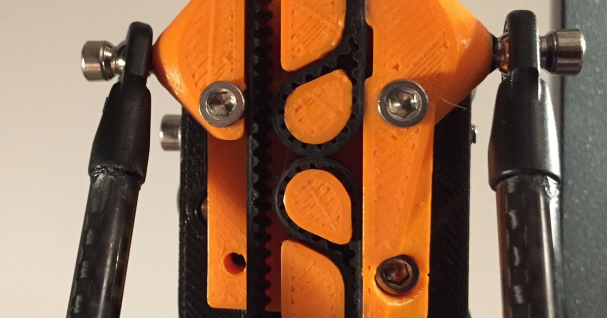 Self locking kossel mini carriage for open belts by Thomas Rauscher ...