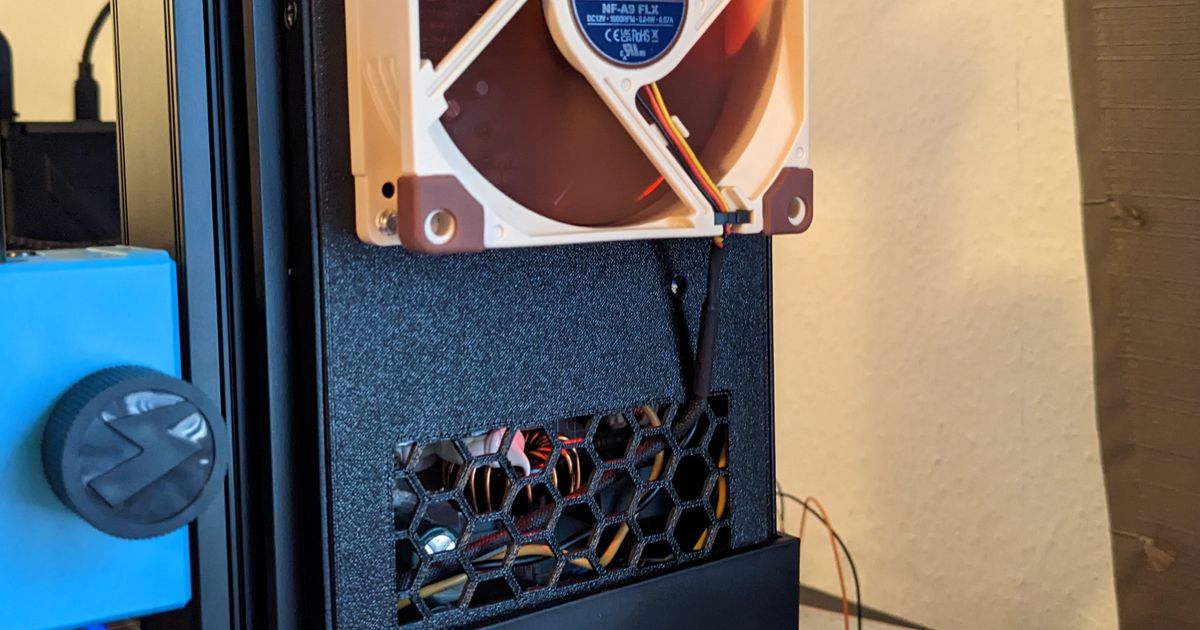 sovol sv06 psu case cover for 92mm fan with bigger intake by nmk ...