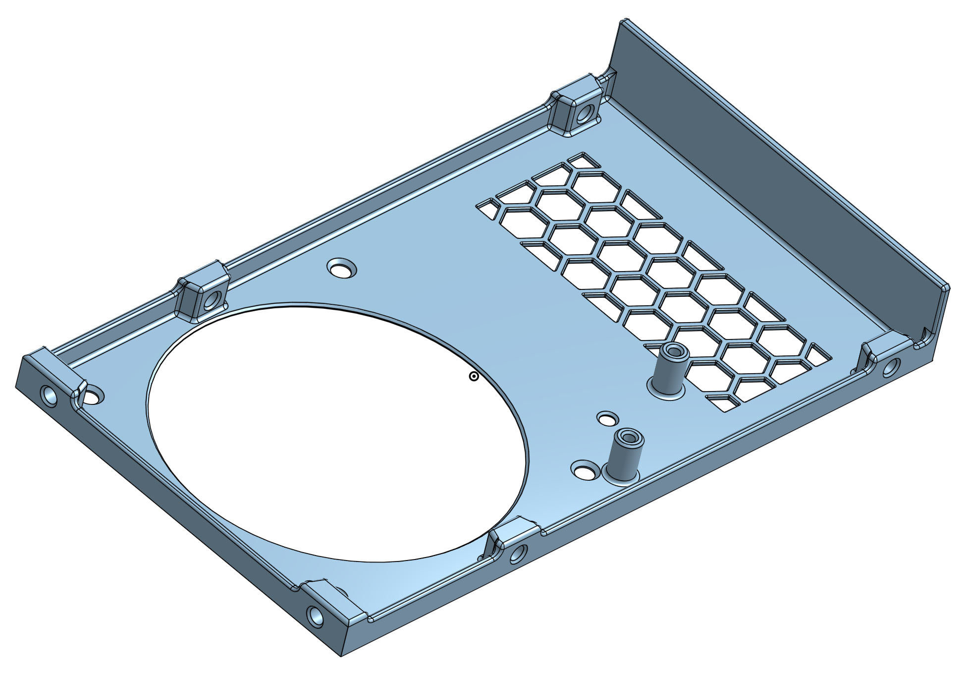 sovol sv06 psu case cover for 92mm fan with bigger intake by nmk ...