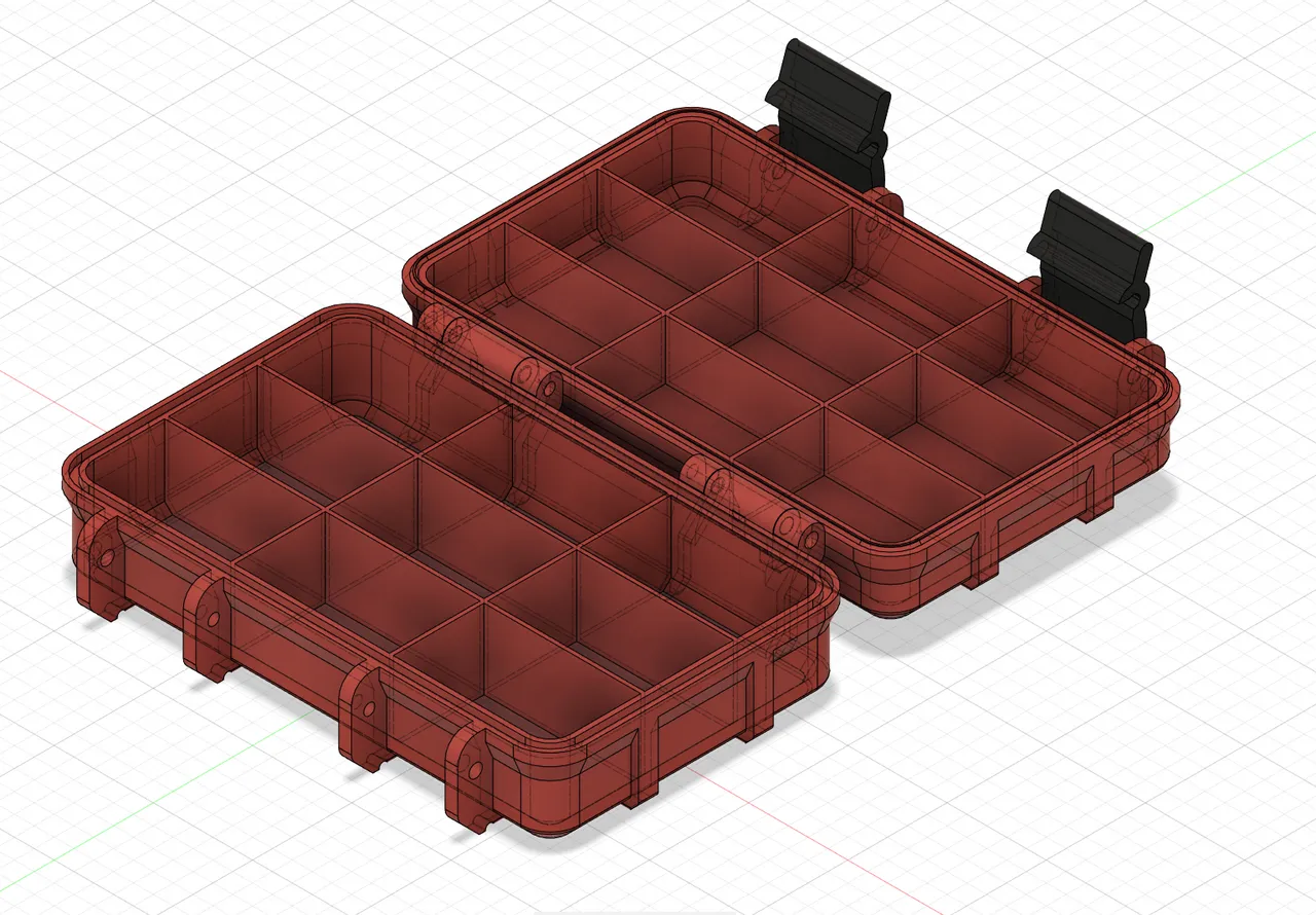 Rugged Box with inlay (Parameterizable) by Mechmaster | Download free STL model | Printables.com