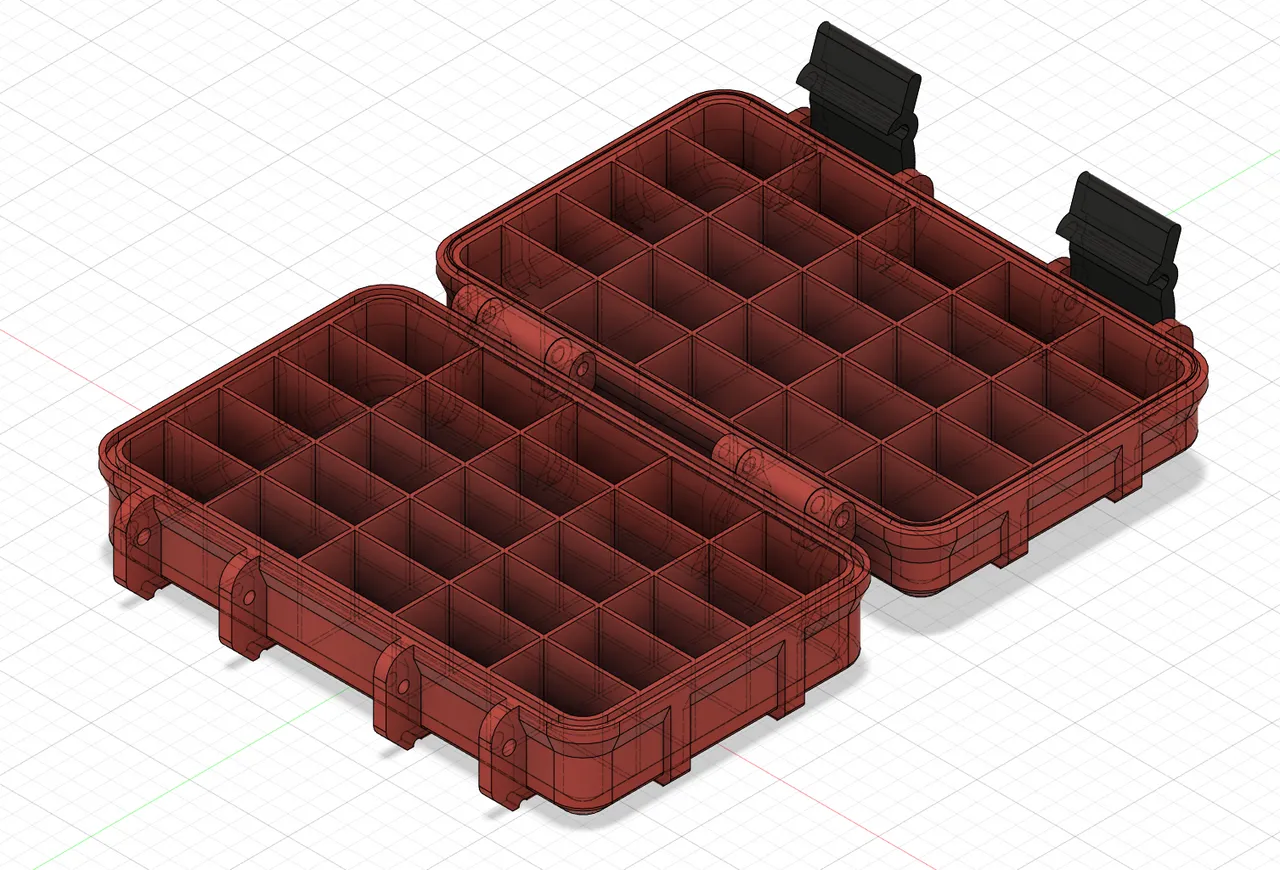 Rugged Box with inlay (Parameterizable) by Mechmaster | Download free STL model | Printables.com
