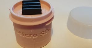 MicroSD card container that uses slim style bottle top by Mike_Y ...