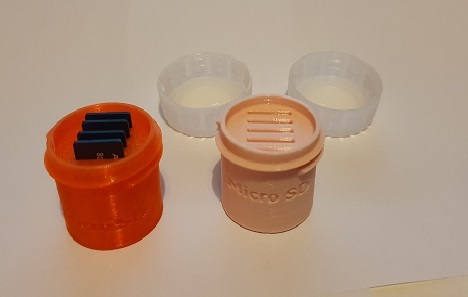 Bottle Top Containers, MicroSD, 25mm, 50mm, 100mm by Mike_Y | Download ...