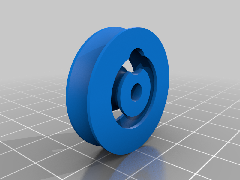 filament guide with 3D printed bearing by dantech | Download free STL ...