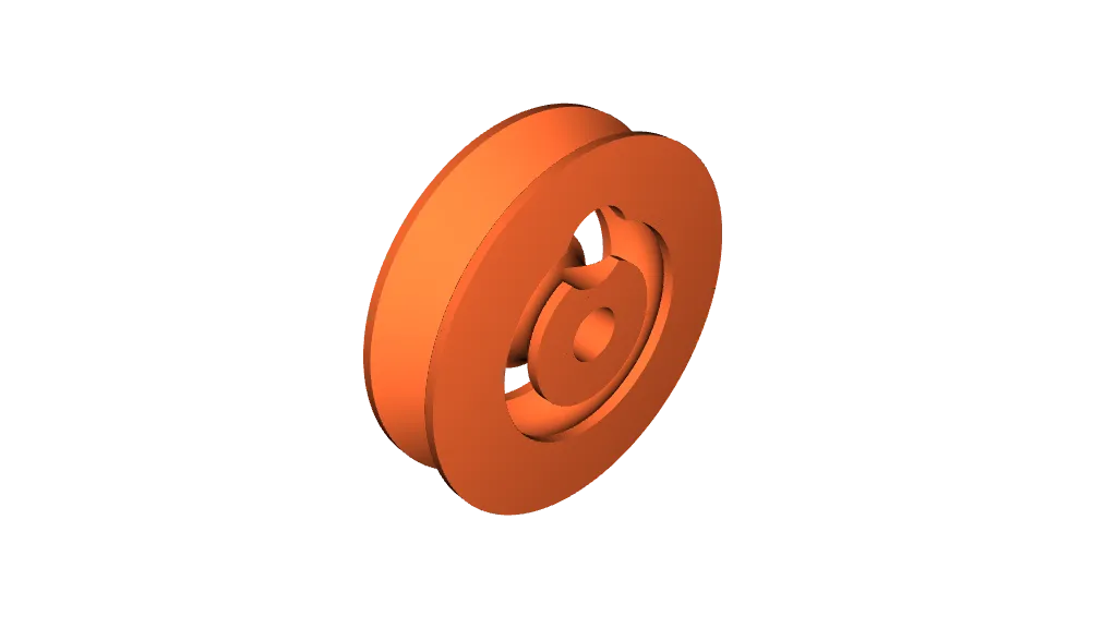 filament guide with 3D printed bearing by dantech | Download free STL ...