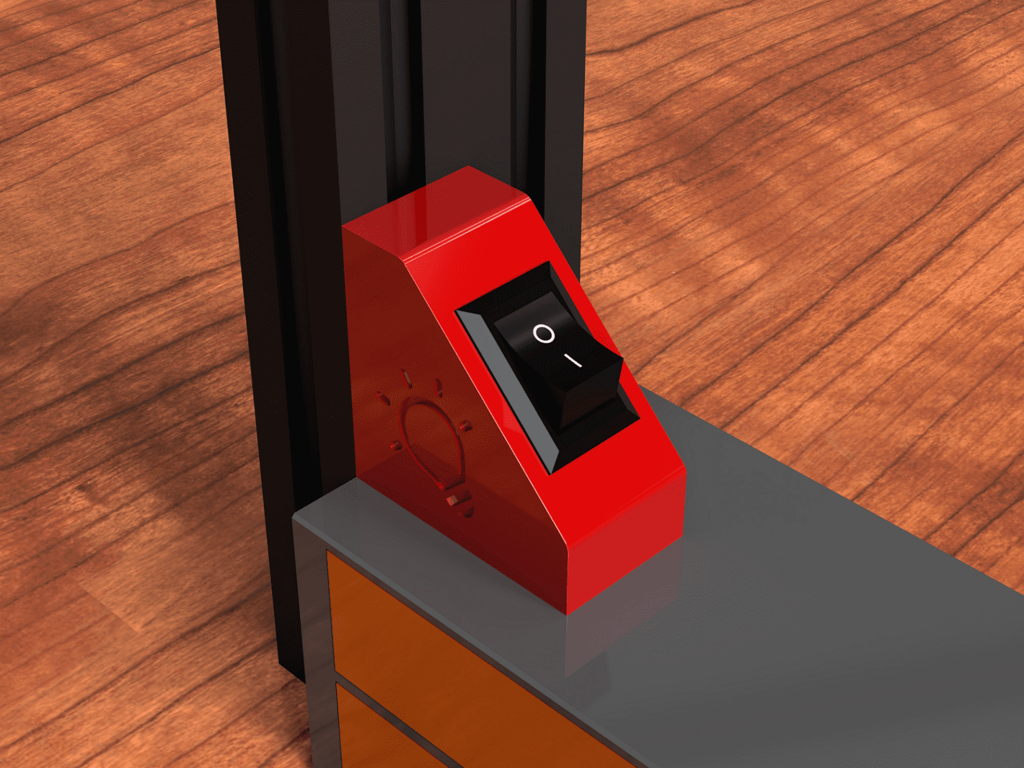 light switch case with MP1584EN DC-DC by dantech | Download free STL ...