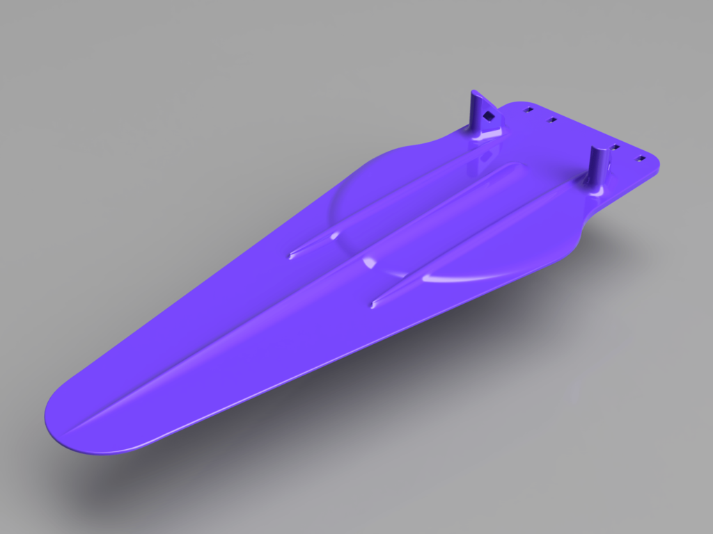Saddle bike mudguard fender v5 by dantech | Download free STL model ...