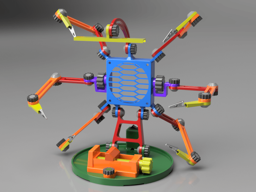 Solder station - third hand - helping hand v3 par dantech | Téléchargez ...
