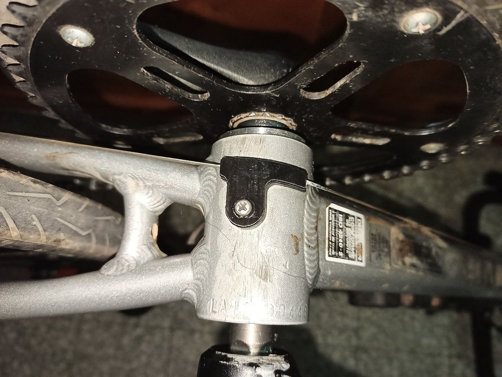 Bottom bracket cable guide by dantech | Download free STL model ...