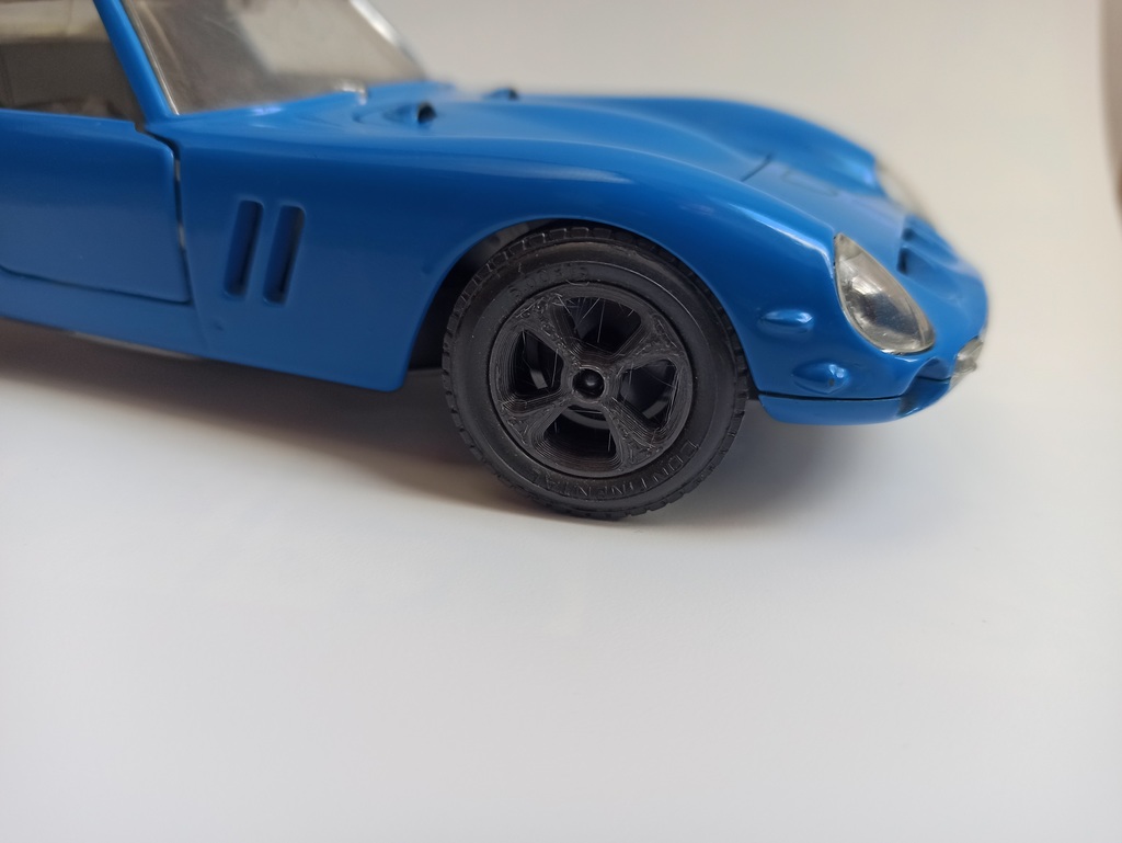 Replacement wheels for Burago 1:24 models by dantech | Download free ...