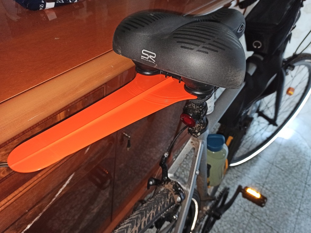 Saddle bike mudguard fender v3 by dantech | Download free STL model ...