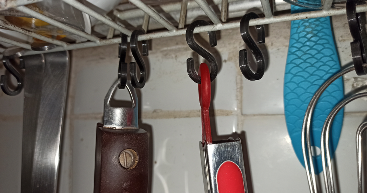 kitchen hook by dantech | Download free STL model | Printables.com