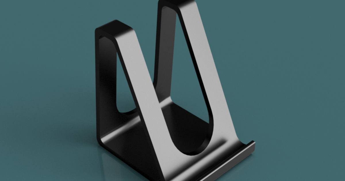 Smartphone stand holder by dantech | Download free STL model ...