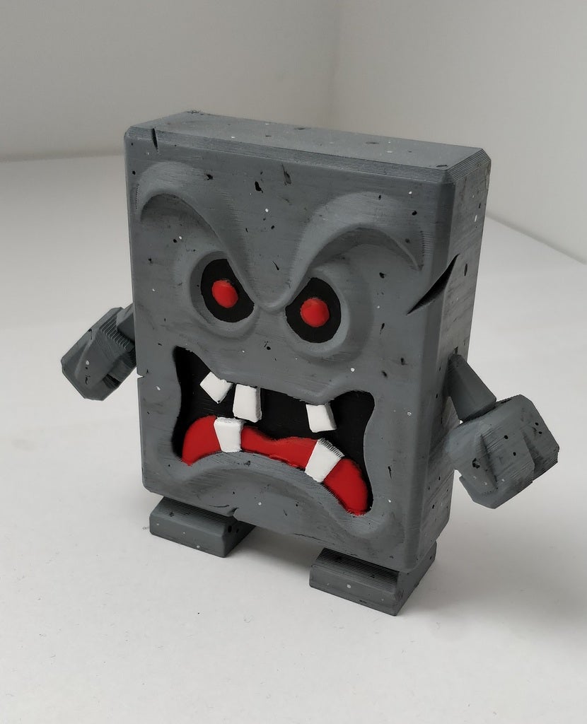 Whomp from Mario (complex version) by GedeonLab | Download free STL ...