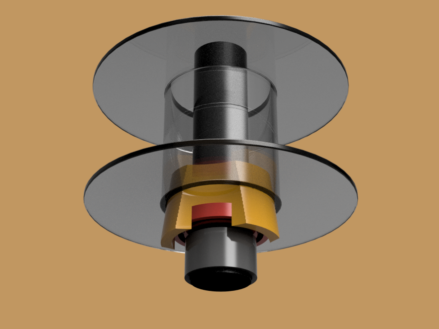 horizontal spool holder Ender 3 with 3D printed bearing by dantech ...