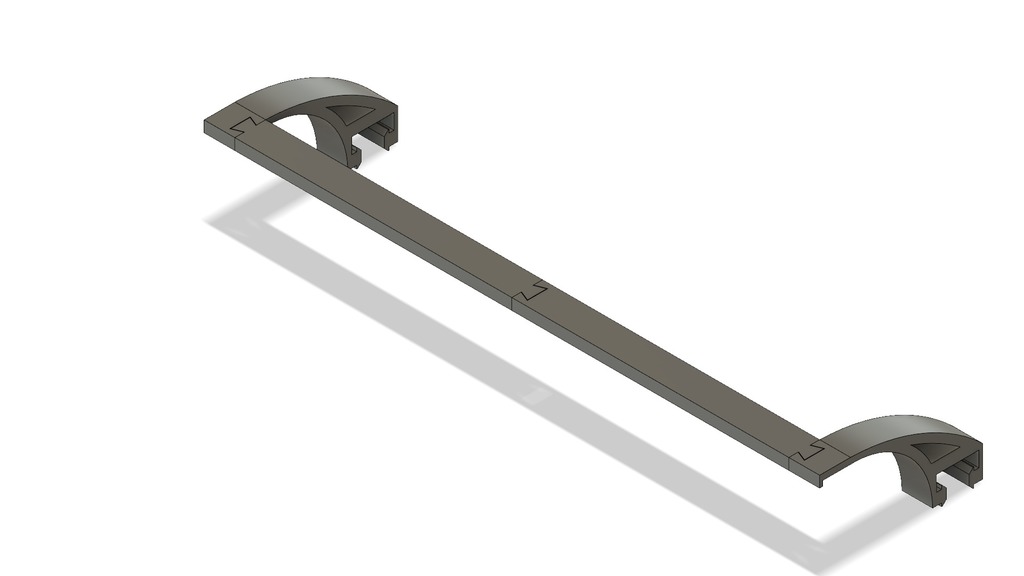 Led strip support on V-slot by dantech | Download free STL model ...