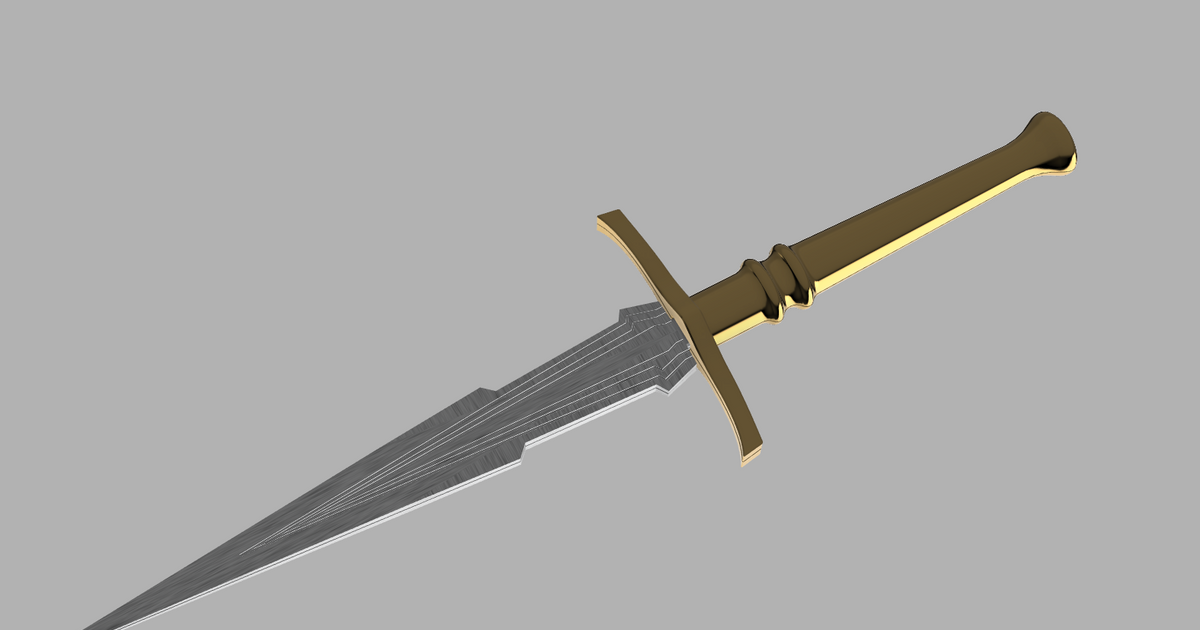 LOKI DAGGER REPLICA by TD3D | Download free STL model | Printables.com