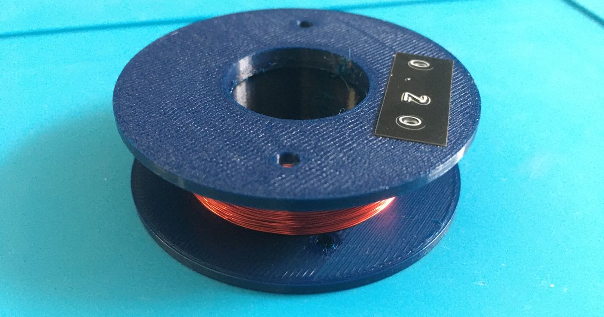 Wire Mini Spool by JV Lobo | Download free STL model | Printables.com