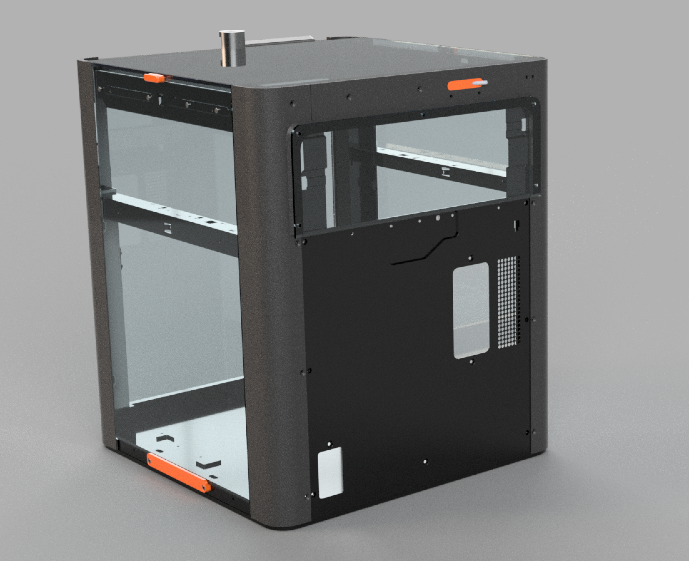 Bambu Lab P1P - "Vision" Enclosure by humebeam | Download free STL ...