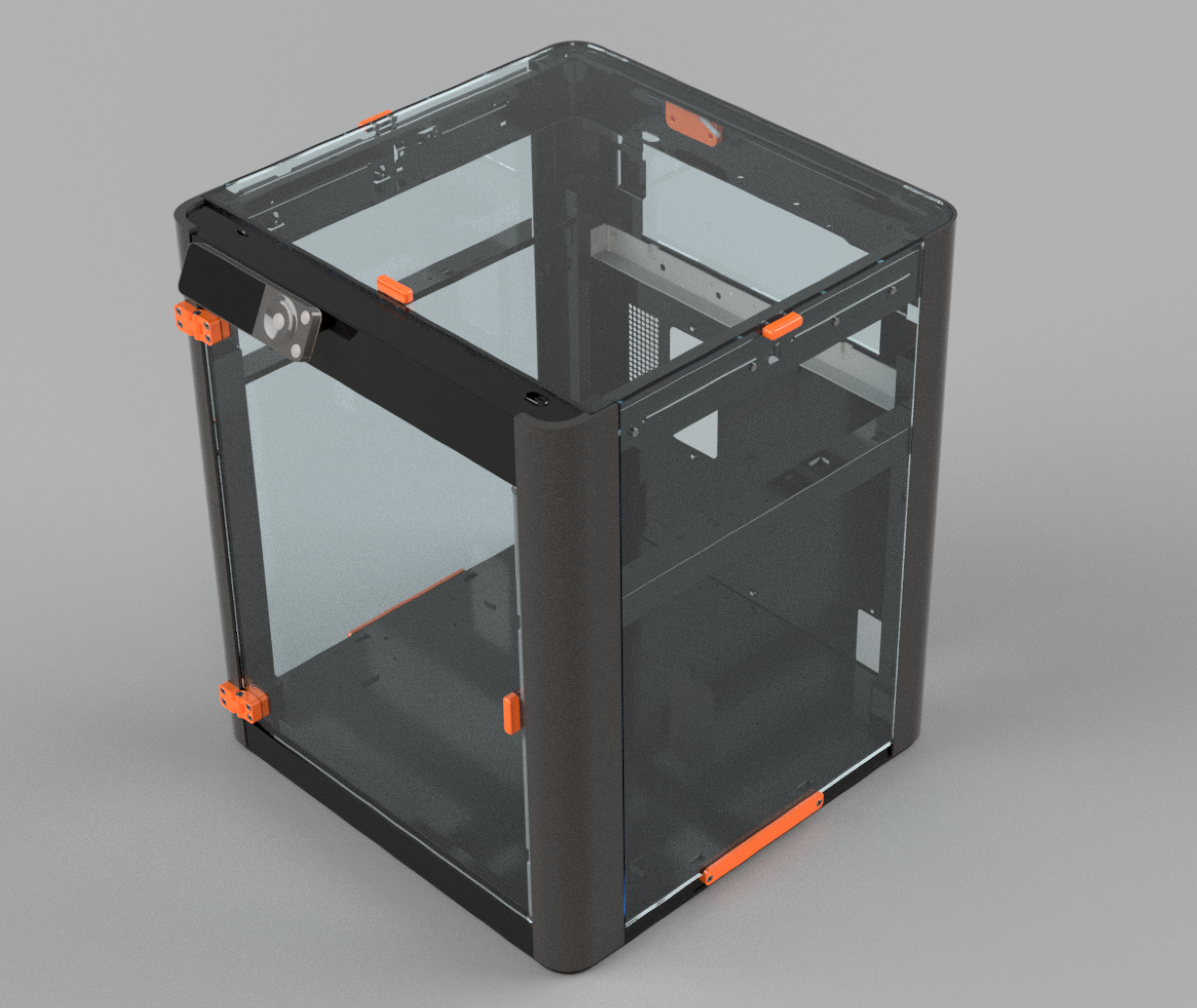 Bambu Lab P1P - "Vision" Enclosure by humebeam | Download free STL ...