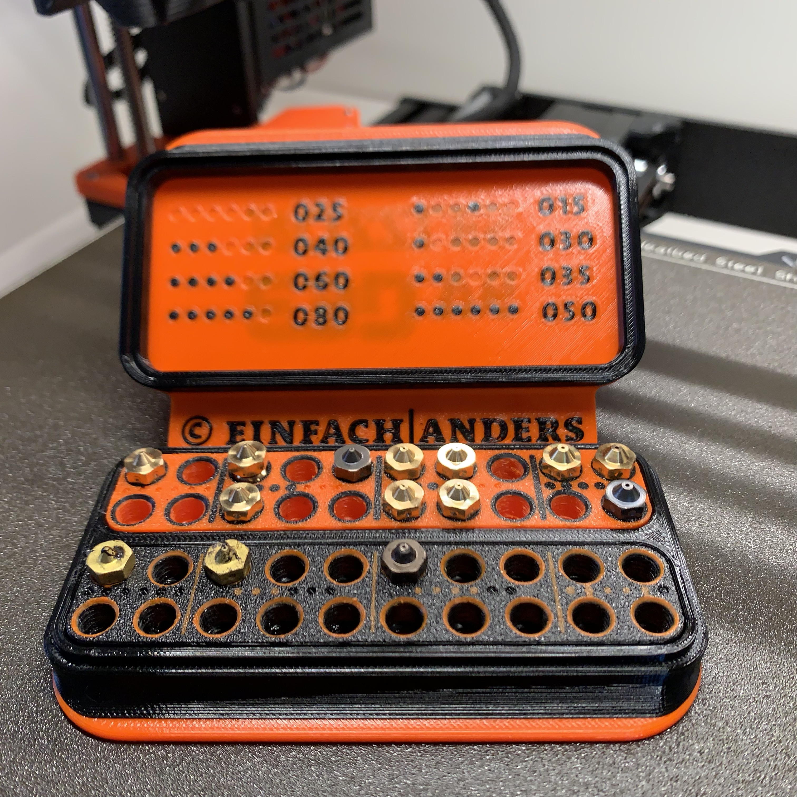 Nozzle Case / Storage Box 40 nozzles von steffanders | Kostenloses STL ...