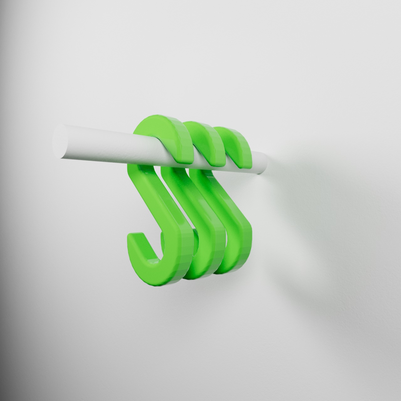 Simple wardrobe hook by ACC | Download free STL model | Printables.com