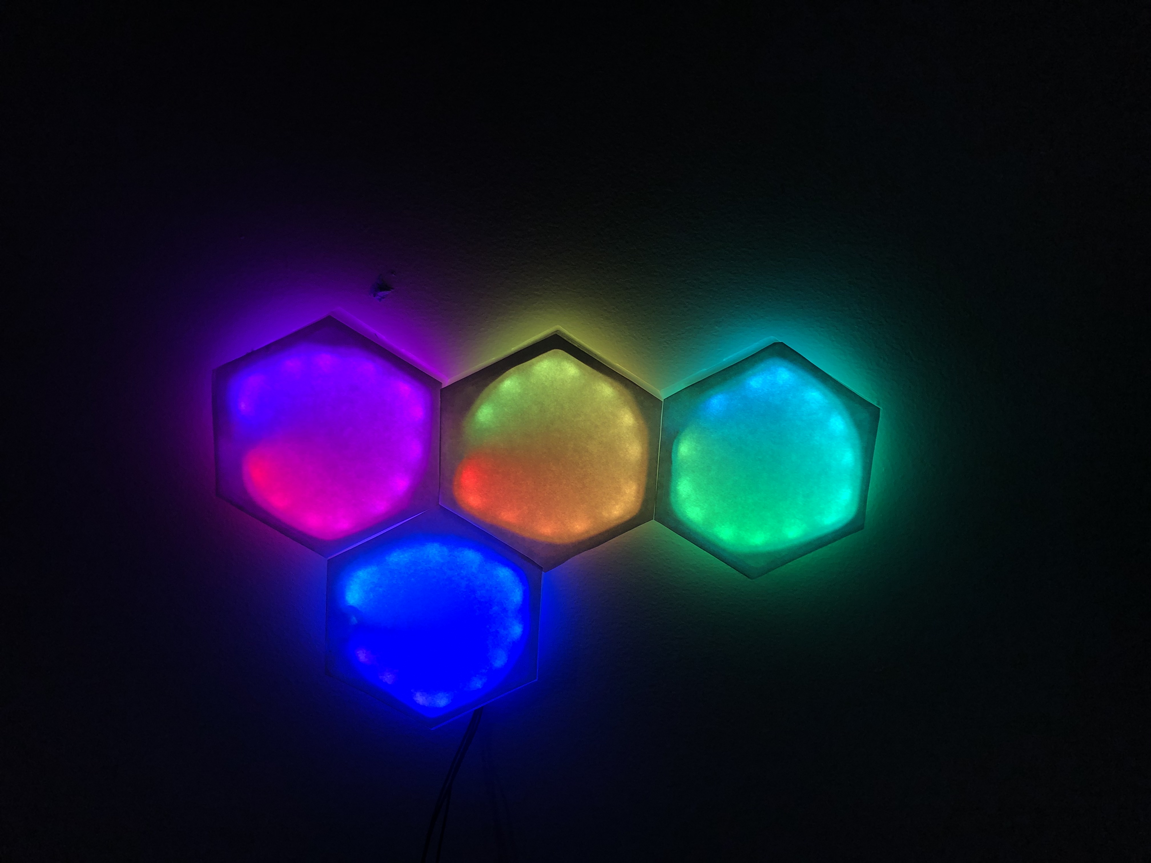 Small LED hexagon by The Techy | Download free STL model | Printables.com