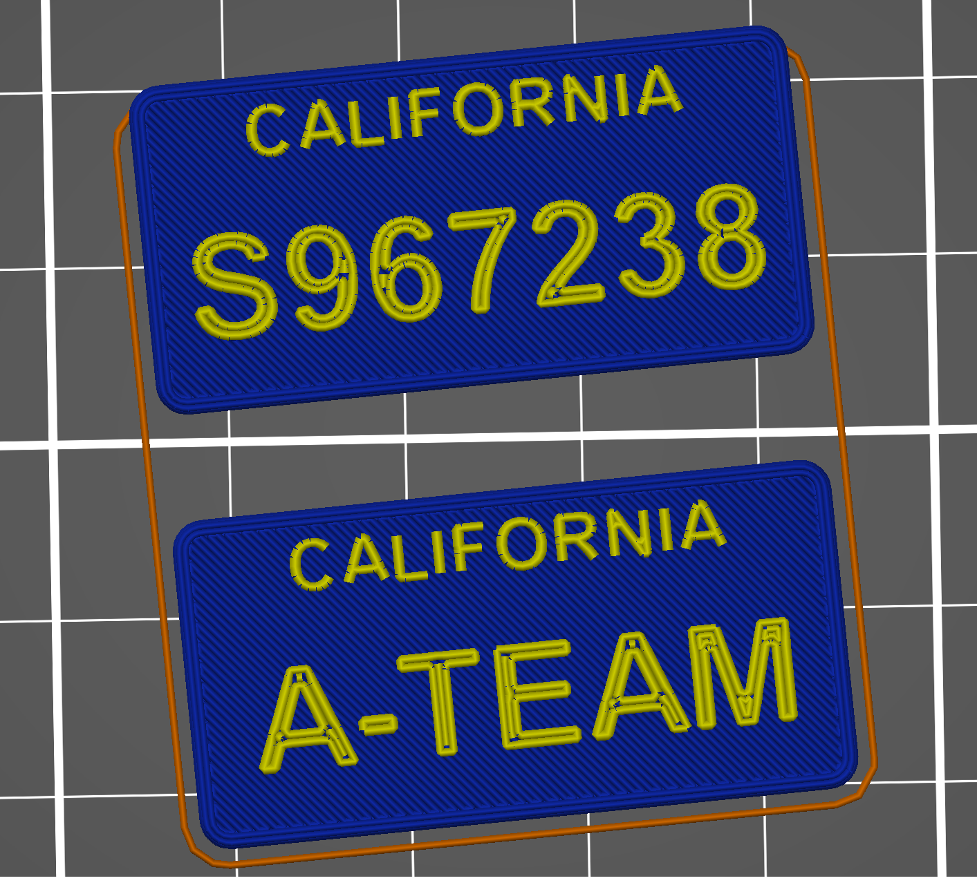 mAx Team Licence Plates (S967238 & A-Team) Upgrade for 3D SETS Model 14 ...